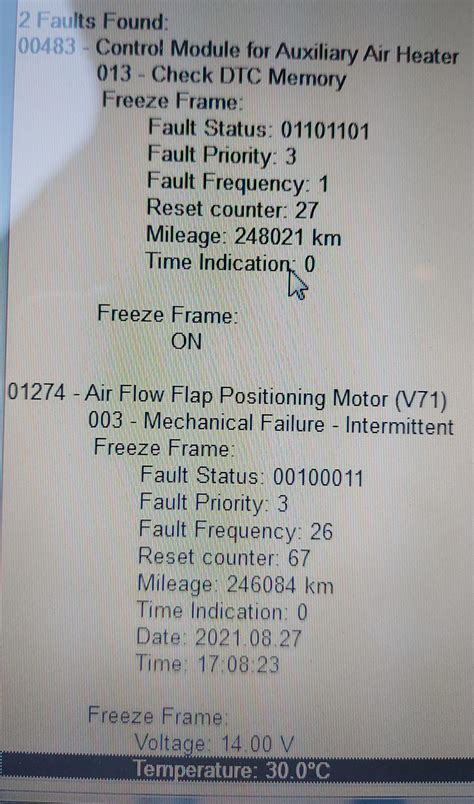 Дава ми грешка на печката и на клапата тип 8p Audi Club Bulgaria Ауди Клуб България