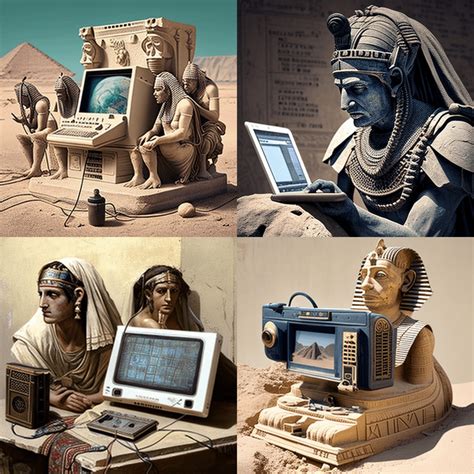Modern Technology In Ancient History R Midjourney