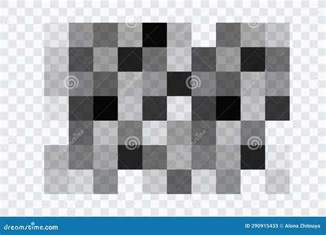 Red Censor Pixel Bar Isolated On White Background Censored Sign Vector Illustration