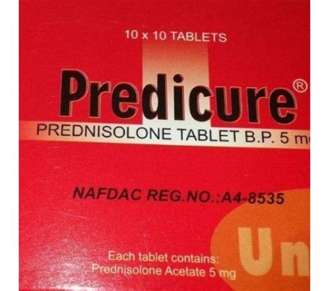 Predicure Prednisolone Tabs 5mg