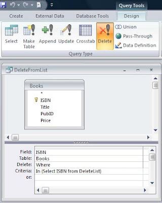Action Queries Delete Query Roger S Access Blog