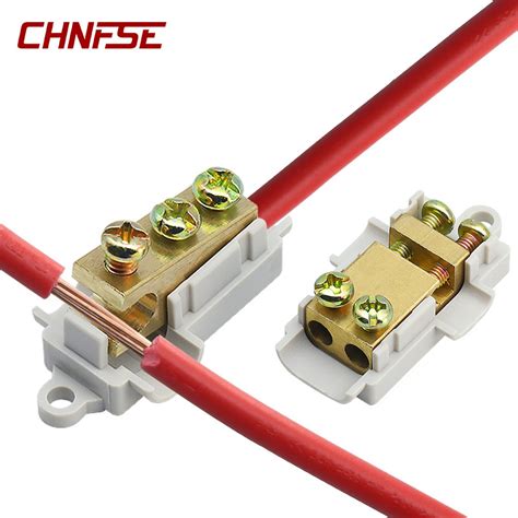 Household T Shaped Terminal Block Splitter High Power Terminal Block Without Wire Breakage
