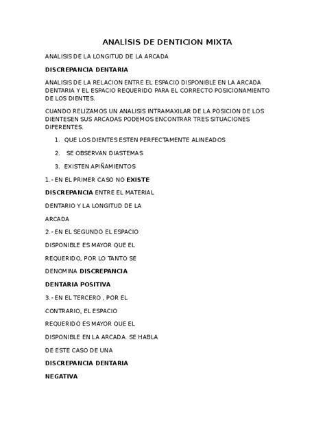 Doc Anallsis De Denticion Mixta