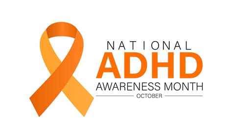 National Adhd Awareness Month Is Observed Every Year In October Banner