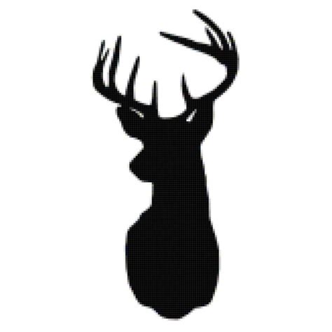 Stag Head Silhouette At Getdrawings Free Download