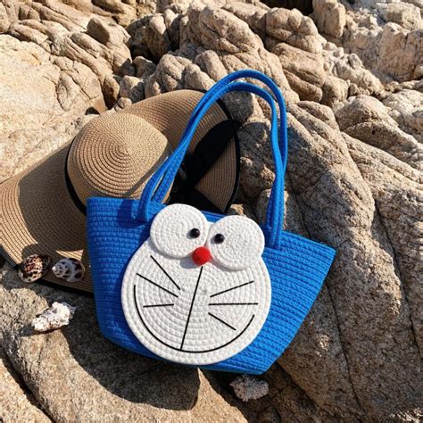 신제품 카와이 도라에몽 애니메이션 만화 귀여운 짠 가방 새로운 캐주얼 겨드랑이 가방 싱글 숄더 백 크로스 바디 백 토트백 Aliexpress