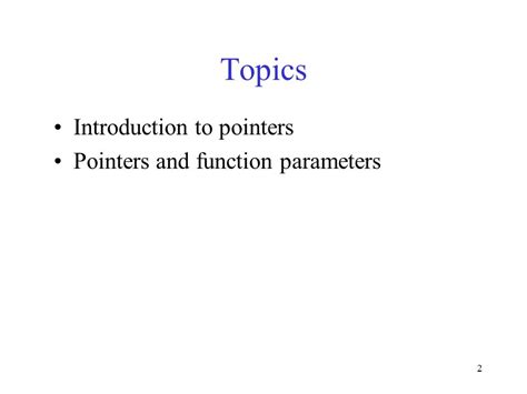 1 Cse1301 Computer Programming Lecture 16 Pointers Ppt Download