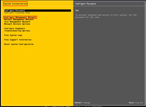 How To Configure Static IP For A New ESXi Installation Via DCUI CloudThat Resources