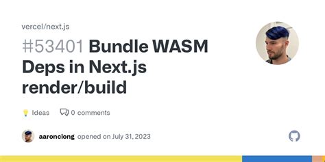 bundle wasm deps in next js render build · vercel next js · discussion