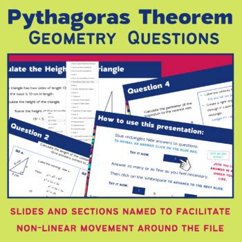 Digital Pythagoras Theorem Questions By Digital Maths Tutor Online