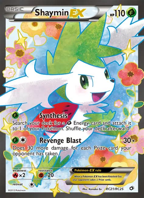 Shaymin Ex Legendary Treasures Pkmn Collectors