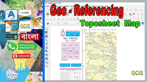Georeferencing Topographical Map In Qgis Georeferencing Toposheet In