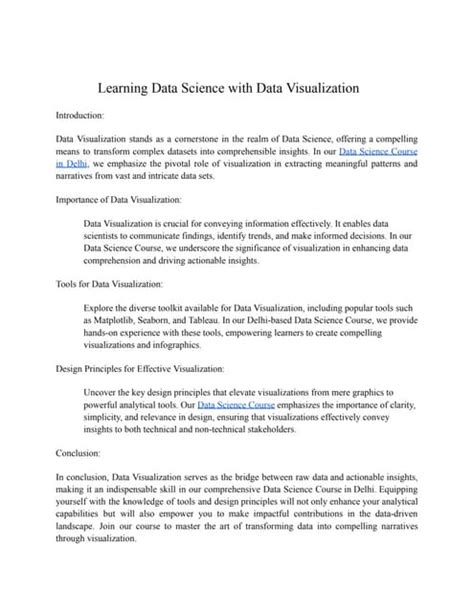 learning data science with data visualization pdf