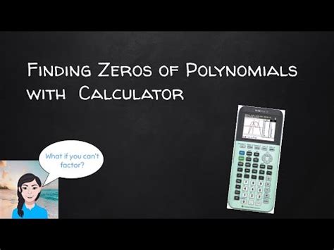 Finding Zeros Of Polynomials With Calculator YouTube