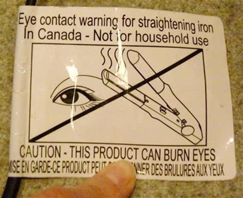 Funny Caution Labels