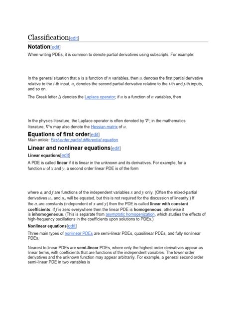 Classification Of Pdes Pdf Language Arts And Discipline