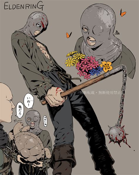 Tarnished Prisoner And Patches Elden Ring Drawn By Kamezaemon