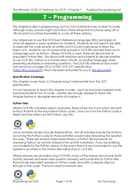 7 Programming Maths Papers 7 Programming This Chapter Is About Programming But It Is