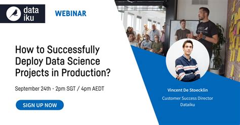 Secure Your Spot Join Our Webinar On How To Successfully Deploy Data
