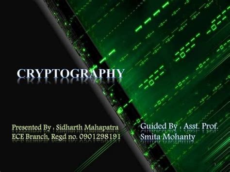 Introduction To Cryptography Pptx