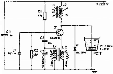 Electrical Circuit Of Oscillator F MHz P W Download Scientific Diagram