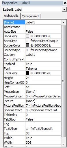 Formularios Control Label En VBA Excel Y VBA