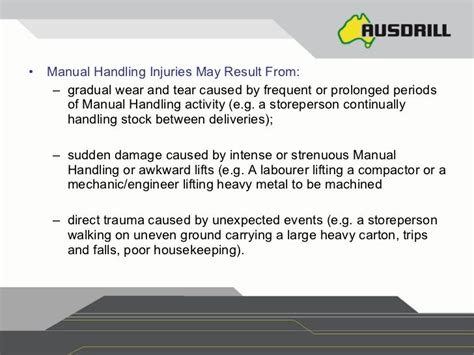 Manual Handling Ppt Manual Handling Manual Health And Safety