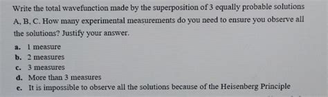 solved write the total wavefunction made by the