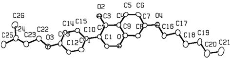 B Crystal Structure With Atomic Numbering Scheme For Compound 5b