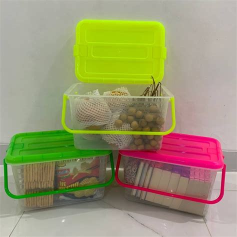 Jual Container Box Plastik Jinjing Serbaguna Kuat Kokoh Awet Warna Warni Shopee Indonesia