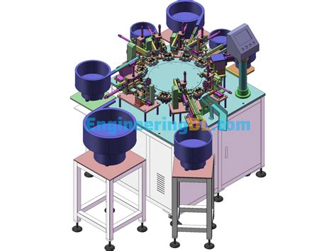 Micro Switch Assembly Machine Automatic Assembly Of Switch Internal Components Solidworks 3d