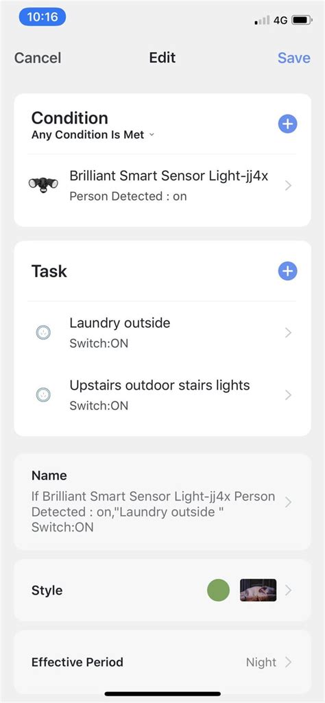 Sensor Light Automation R Smartlife