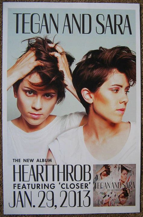 Tegan And Sara Album Poster Heartthrob 11x17 3666443577
