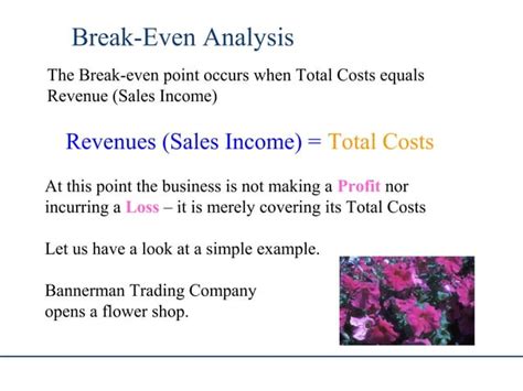 Break Even Charts Simplified Ppt