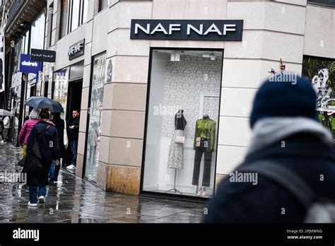 Paris France 02nd Apr 2023 Illustration Picture Shows A Naf Naf