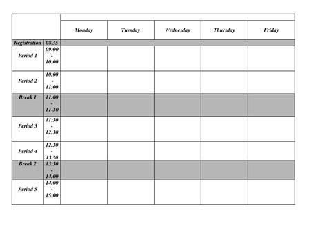 Hornchurch High School Times Of The School Day
