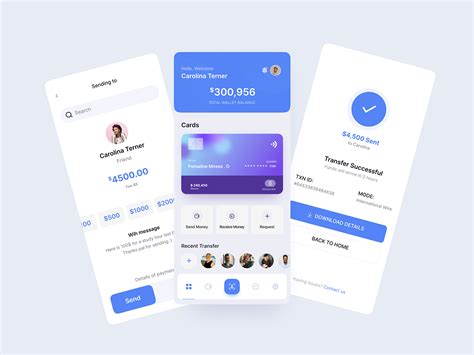 Finance Mobile App Ui Design On Behance