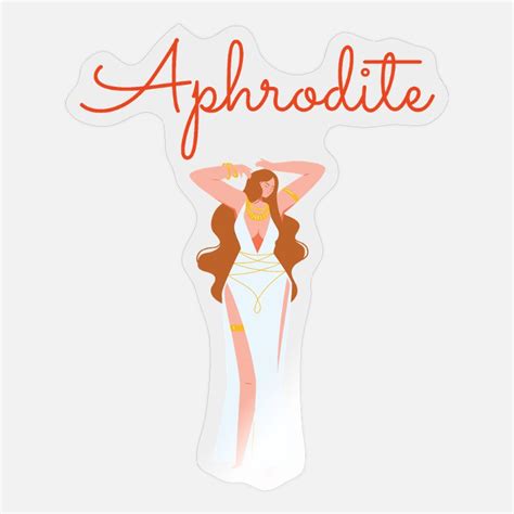 Aphrodite Stickers Unique Designs Spreadshirt