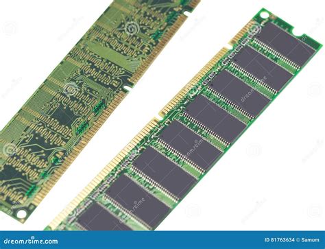 DDR RAM Memory Module Stock Photo Image Of Microchip