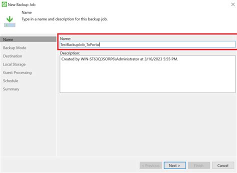 Veeam Backup Job Configuration Within Windows Server Ipserverone