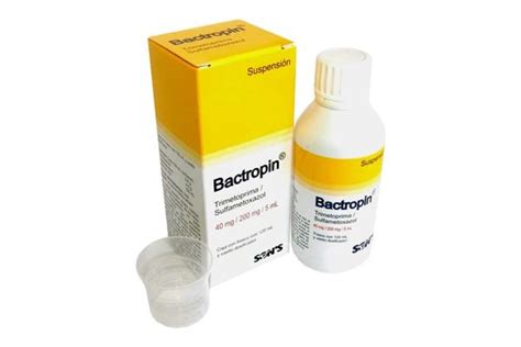 Bactropin Susp 40200 Mg Caja Cfco C120 Ml
