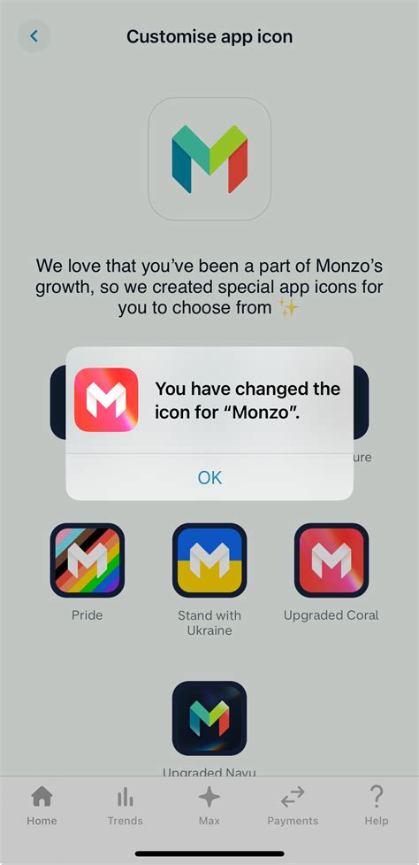 Custom App Icons Not Working IOS Bug Reports Monzo Community
