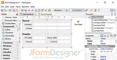 Whats New In Jformdesigner 6 Jformdesigner Javaswing Gui Designer