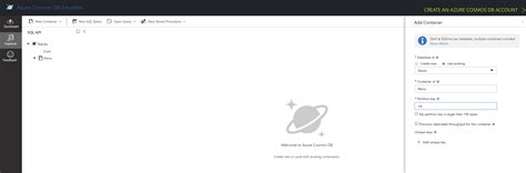Cosmos Db Emulator Ensono Stacks