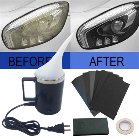 Headlight Repair Restoration Kit Car Headlight Steamer 220v Eu Plug