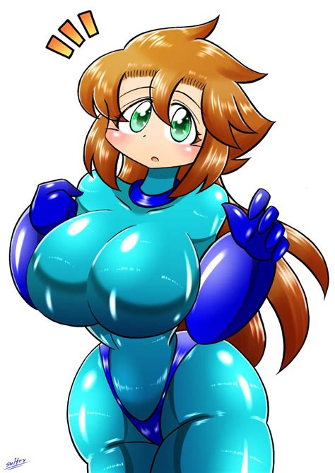 Rule 34 1girls Bodysuit Huge Breasts Mega Man Mega Man Classic Mega