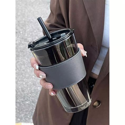 Big Glass Mug Perla Korean Store