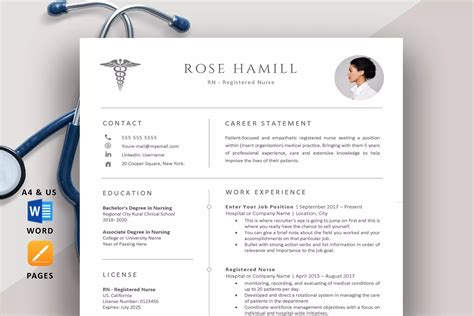 New Graduate Nursing Resume Samples New Grad Nurse Resume Template