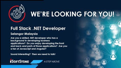isoftstone on linkedin hiring malaysia fullstackdeveloper