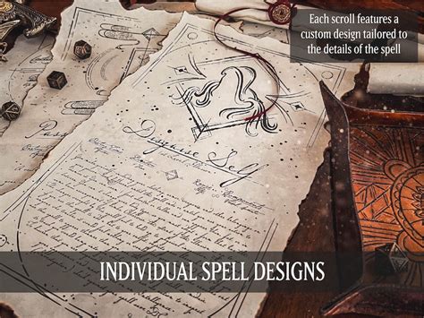 Dnd Printable Spell Scrolls Mega Bundle Ttrpg Prop Digital Download